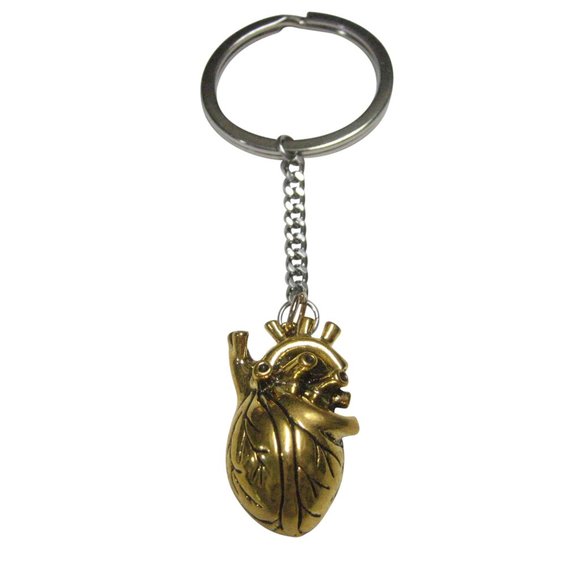 Kiola Designs | Accessories | Gold And Black Toned Large Anatomical ...